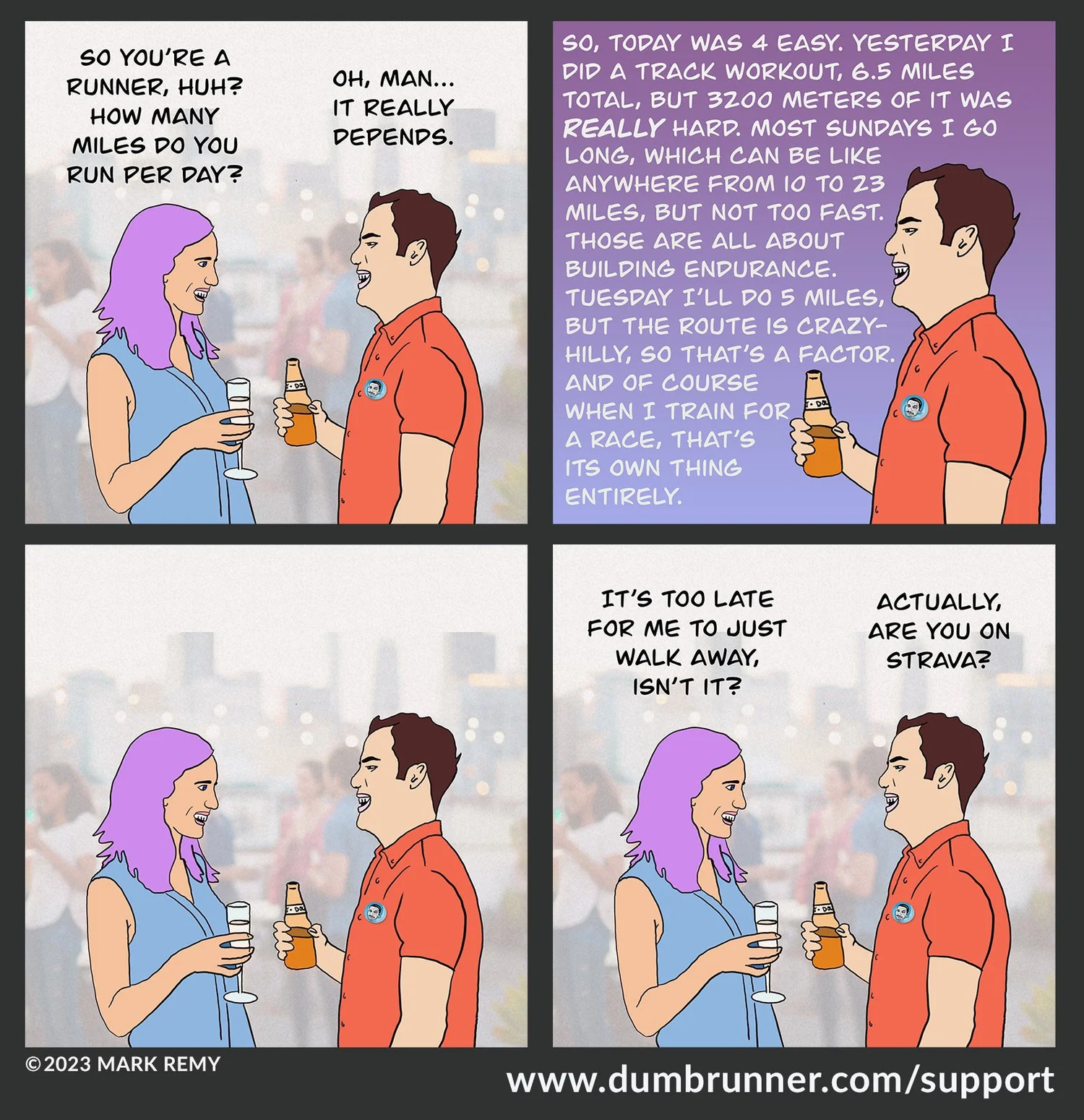 Comics for Runners — Mark Remy's DumbRunner.com
