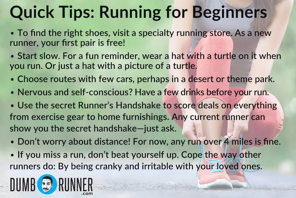 Quick Tips for Runners — Mark Remy's DumbRunner.com