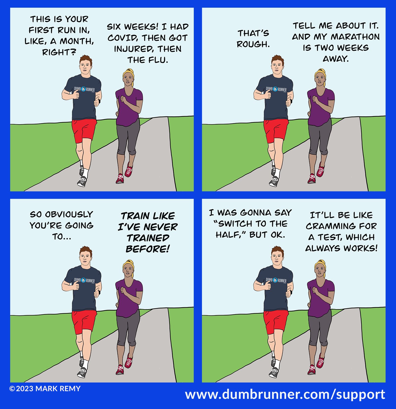 Comics for Runners — Mark Remy's DumbRunner.com