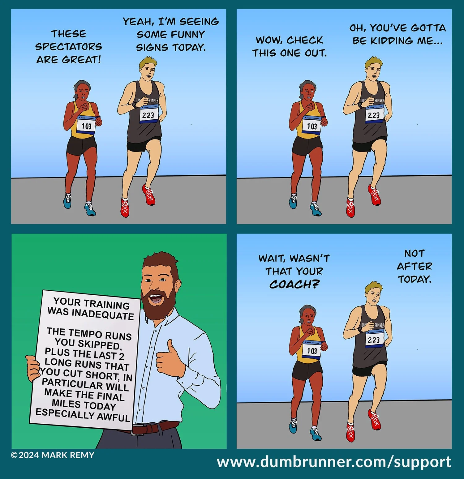 Comics for Runners — Mark Remy's DumbRunner.com