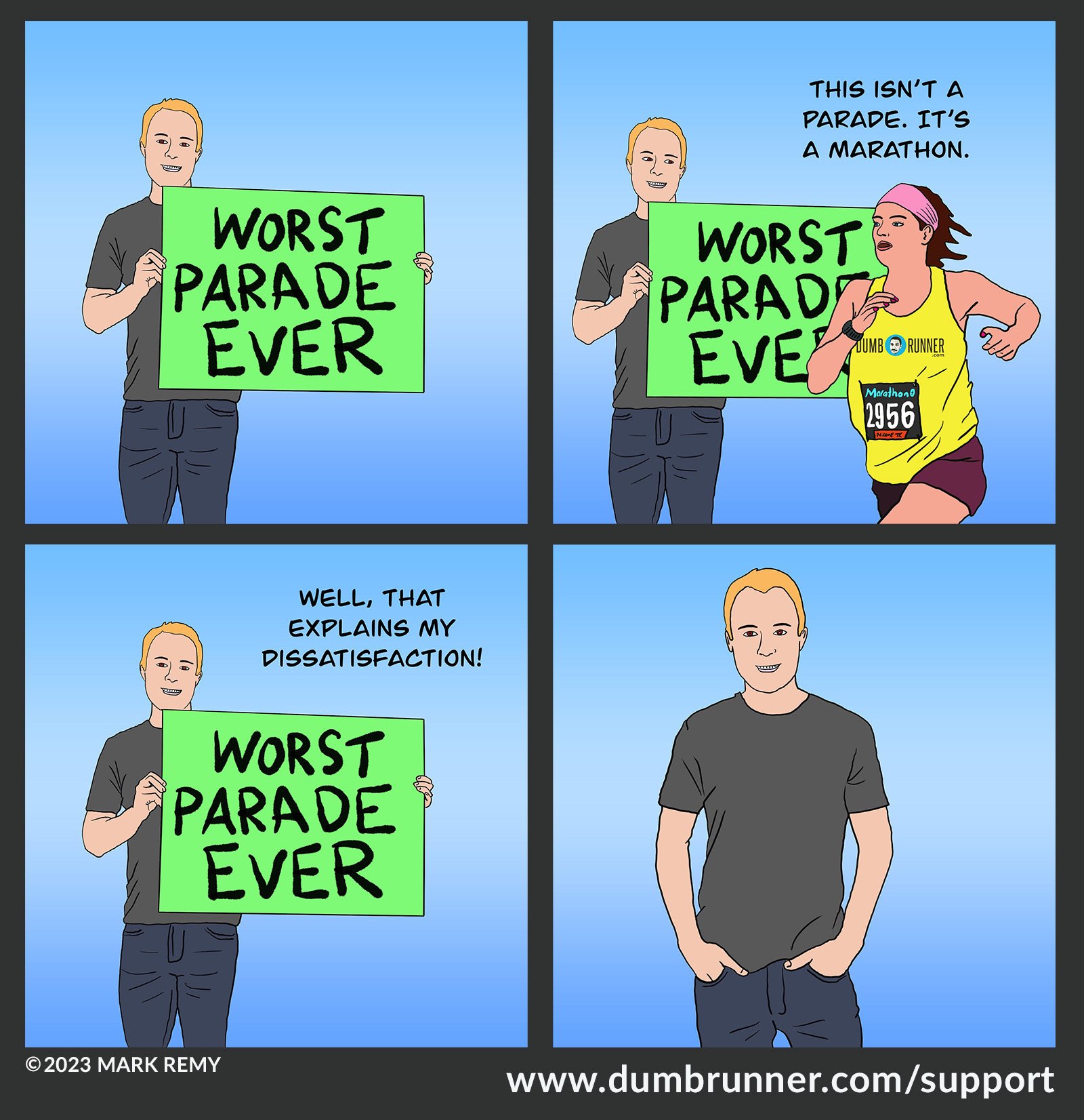 Dumb Runner Illustrated #72: 'Parade' — Mark Remy's DumbRunner.com