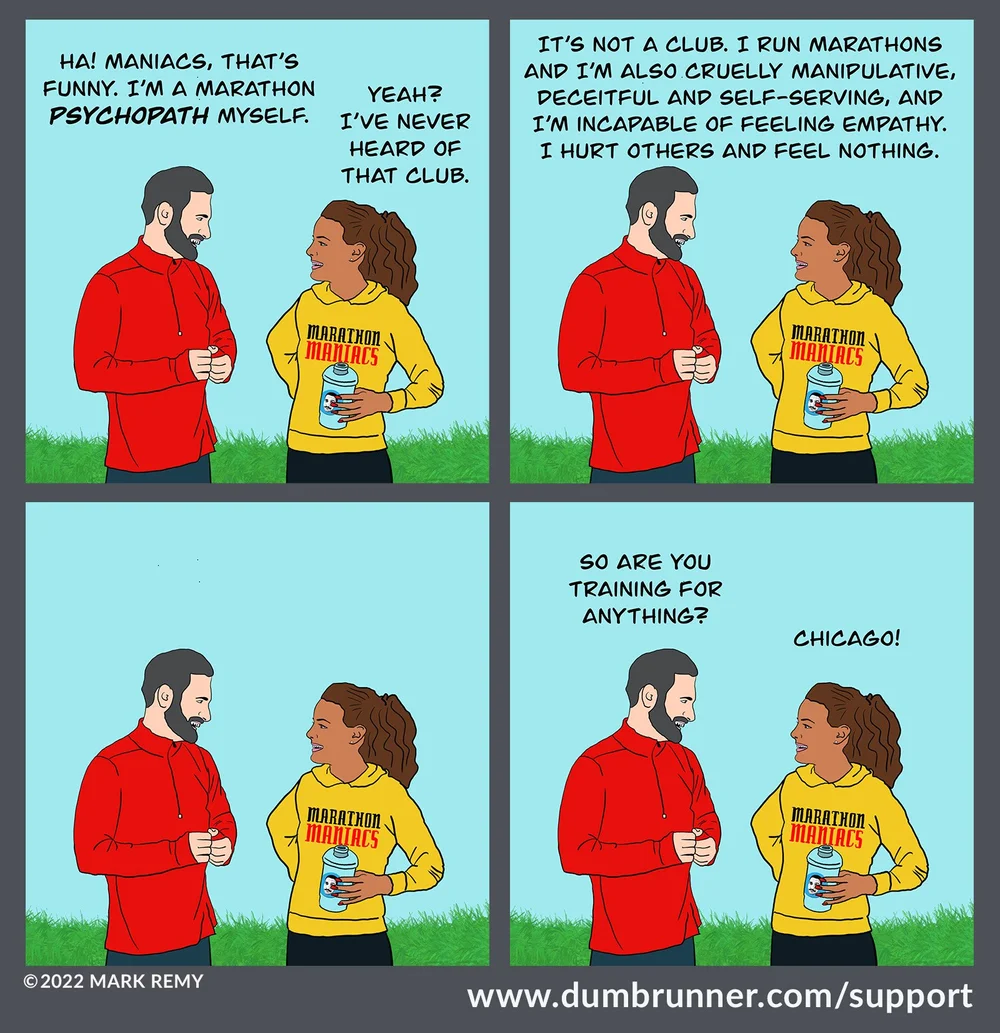 Dumb Runner Illustrated #52: 'Maniac' — Mark Remy's DumbRunner.com