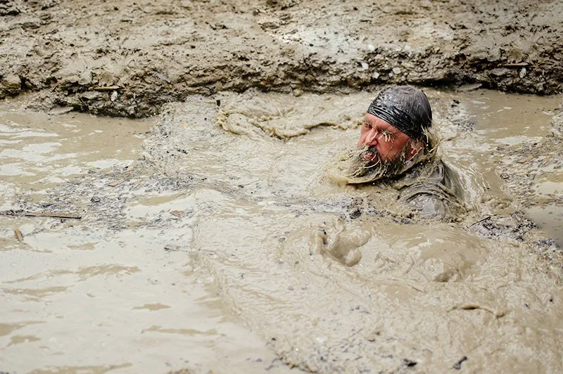 Mud Run Obstacle Consists of Guy Named Rodney Who Emerges From Muck to ...