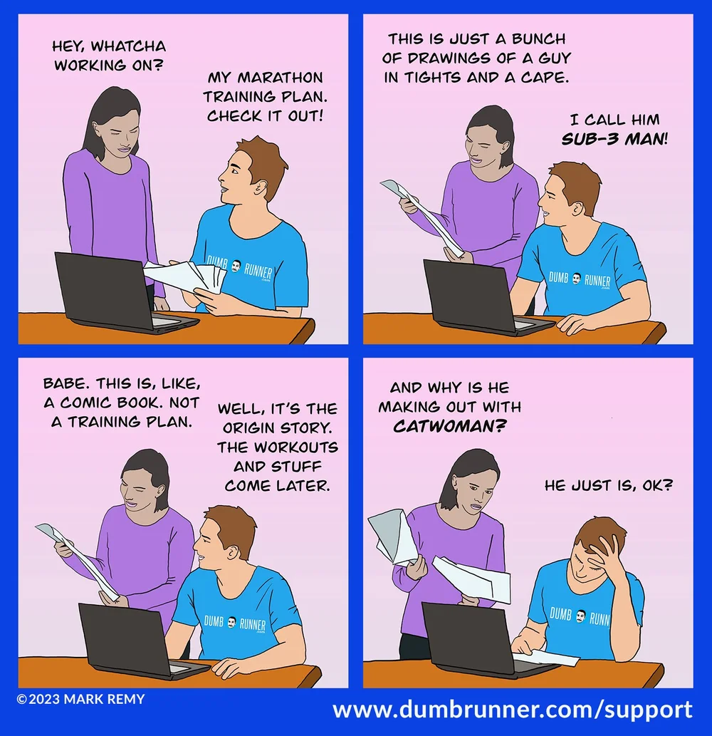 Dumb Runner Illustrated #82: 'Plan' — Mark Remy's DumbRunner.com