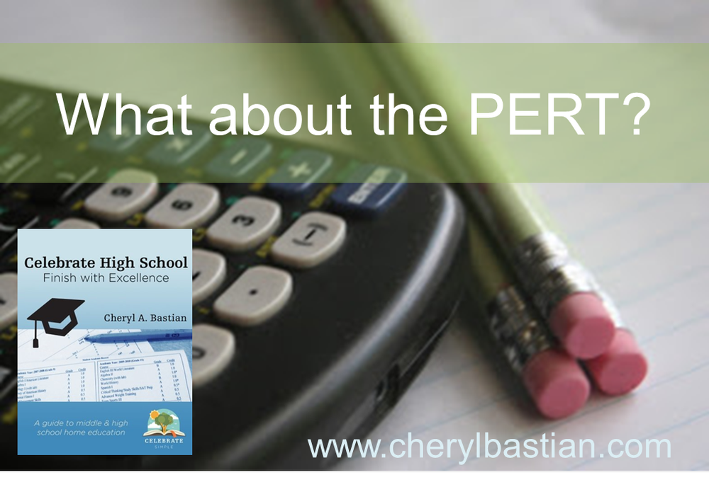 What about the PERT? — Celebrate Simple