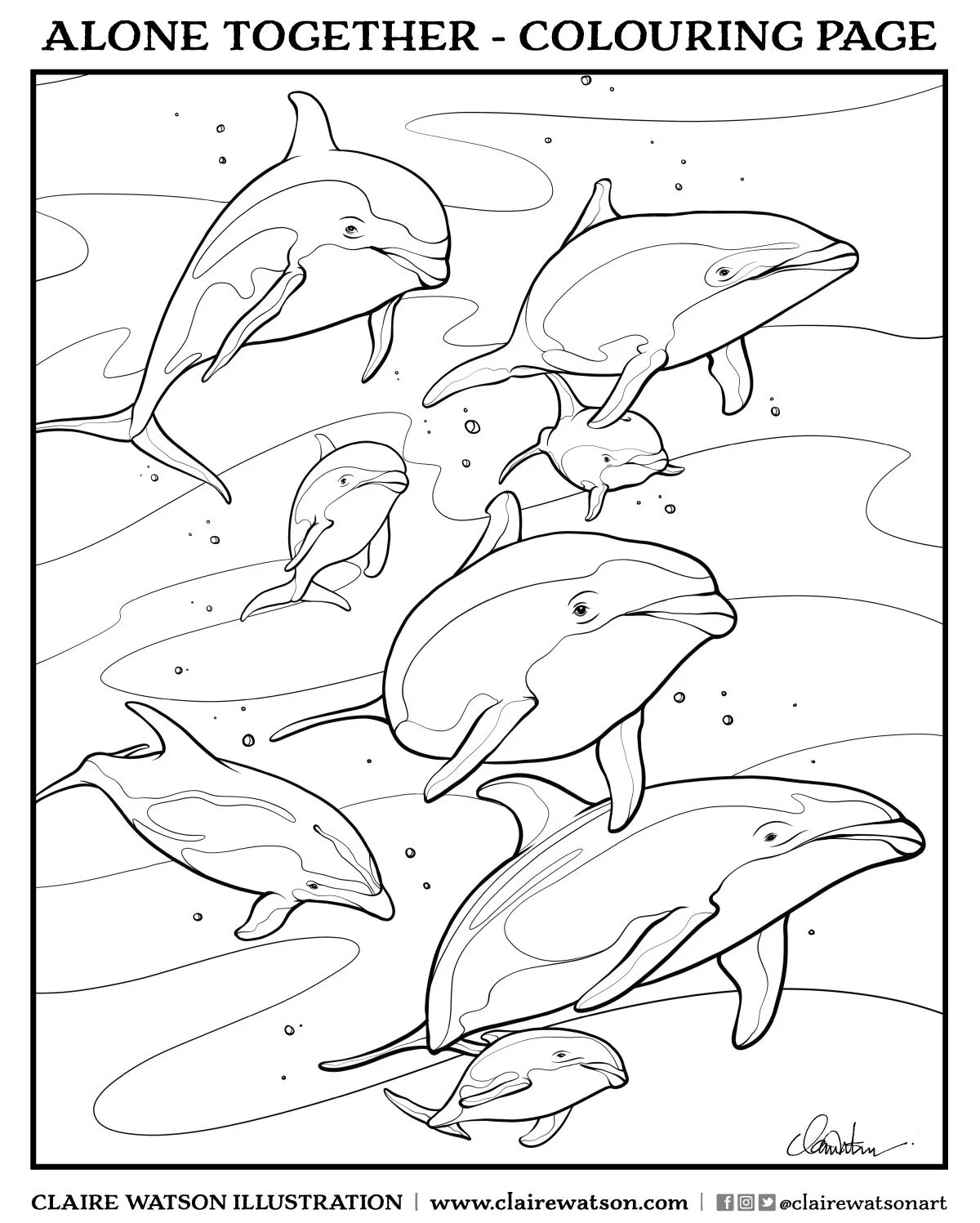 Free Downloadable Colouring Pages — CLAIRE VICTORIA // Art ...
