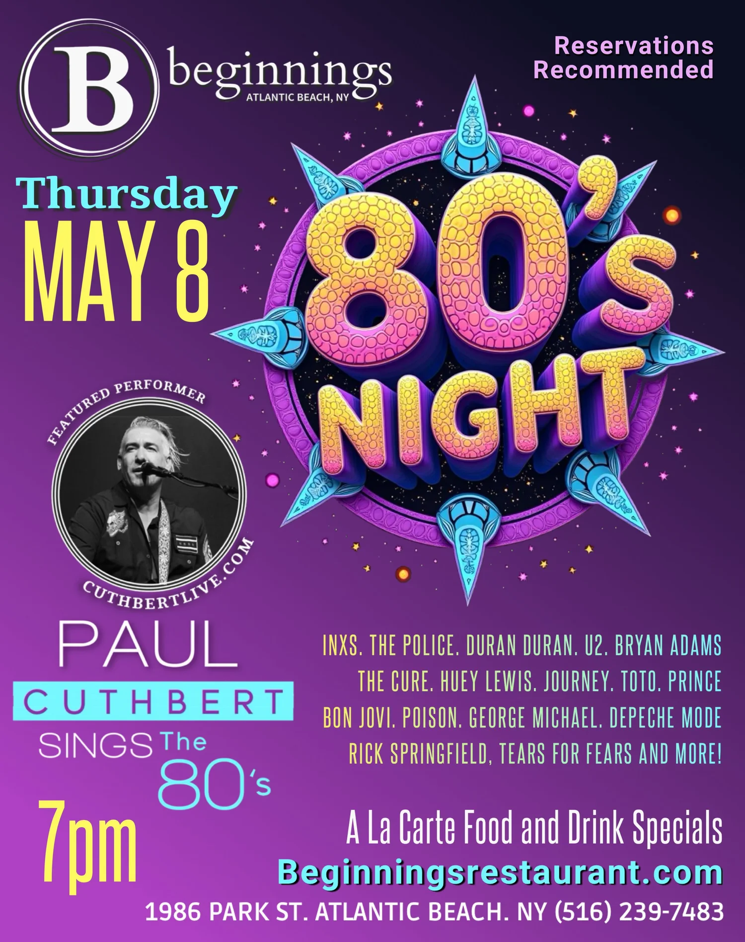 Events at Beginnings Restaurant — beginnings