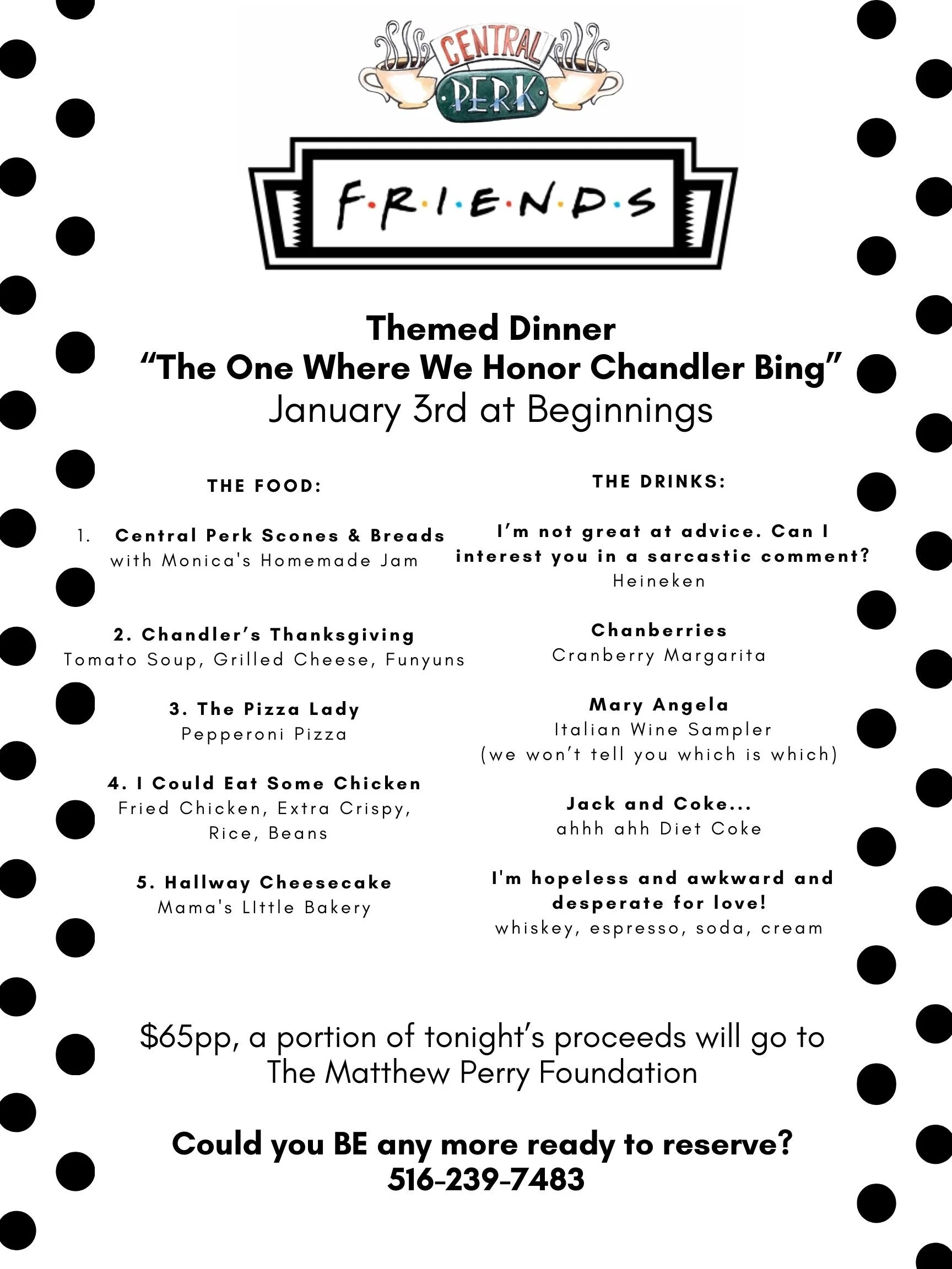 Events at Beginnings Restaurant — beginnings