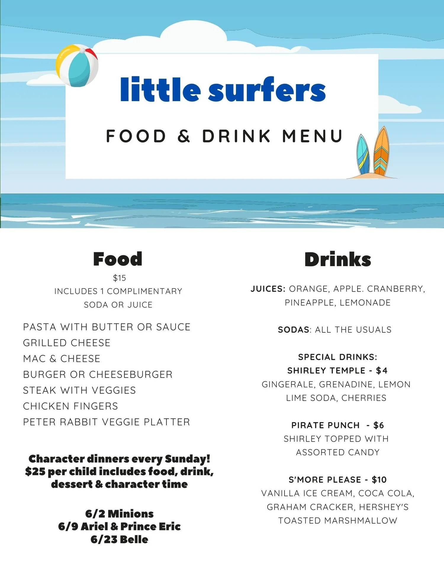 Daily Menu — beginnings