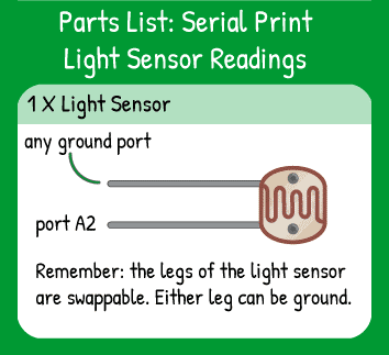Light Sensor to Serial Port | Coding Kit | Let's Start Coding | Coding ...