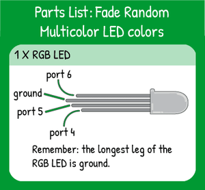 Fade Random Multi-Color LED Colors | Let's Start Coding | Coding for Kids