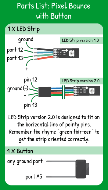 Pixel Bounce with Button | Coding Kit | Let's Start Coding | Coding for ...