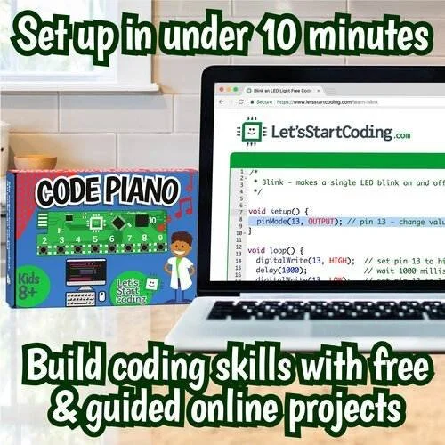 Piano Product Details | Let's Start Coding | Coding for Kids