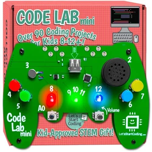 Code Lab Mini STEM Kit for Kids 8-12 | Let's Start Coding | Coding for Kids
