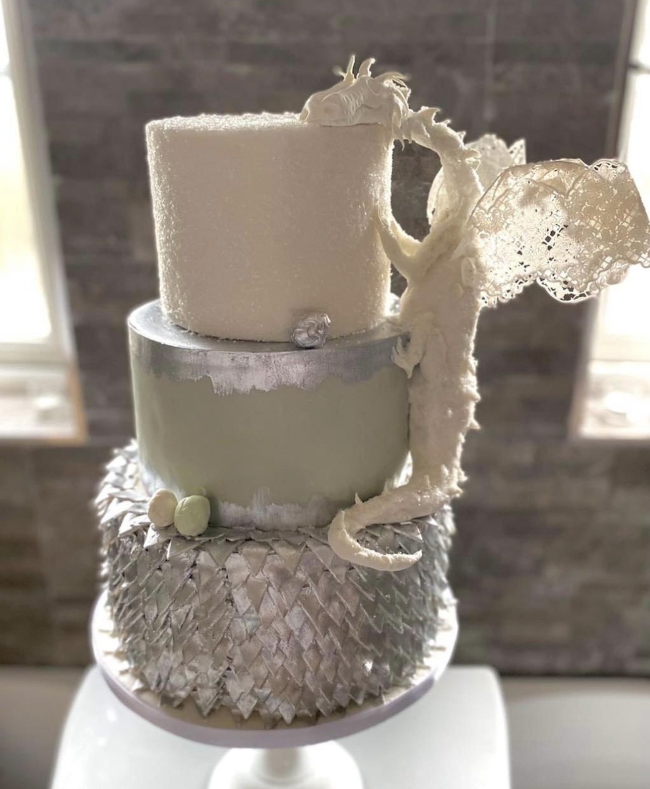 GAME OF THRONES INSPIRED WEDDING CAKE — SUGAR FLOWER CAKE COMPANY ...