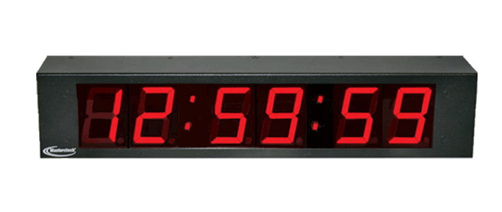 NTDS Series 2.3-inch NTP Digital Clock — Masterclock, Inc.
