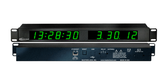 TCDS Series Time Code Digital Clocks - 1-inch (2.5 cm) — Masterclock, Inc.