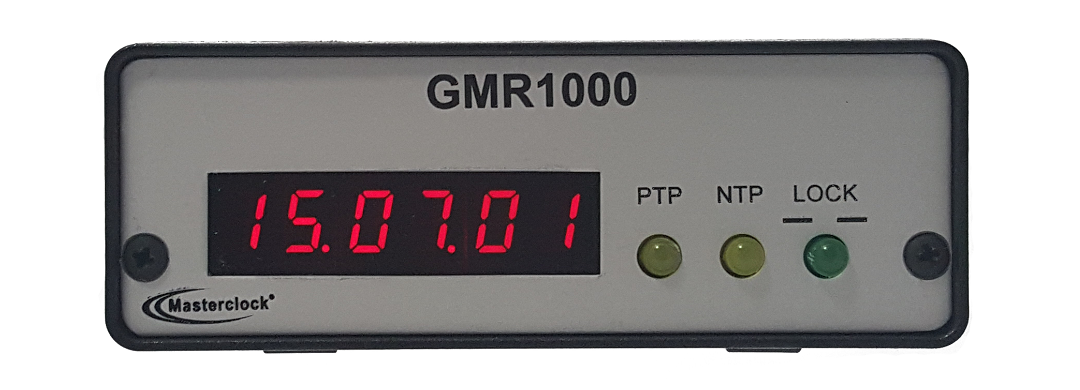 GMR Series - NTP & PTP Grandmaster Clocks — Masterclock, Inc.