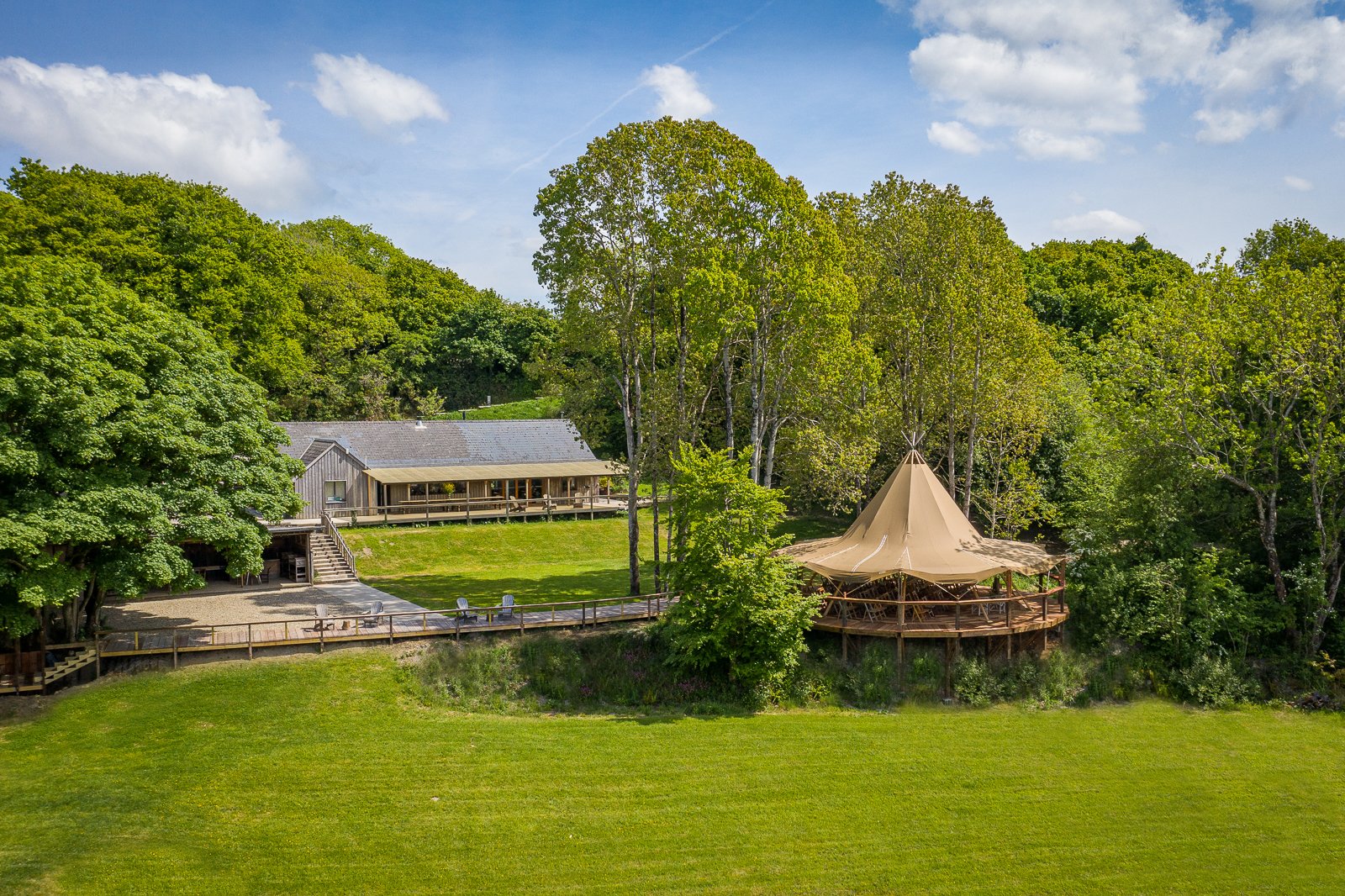 fforest - unique & outdoor festival wedding venues in Wales
