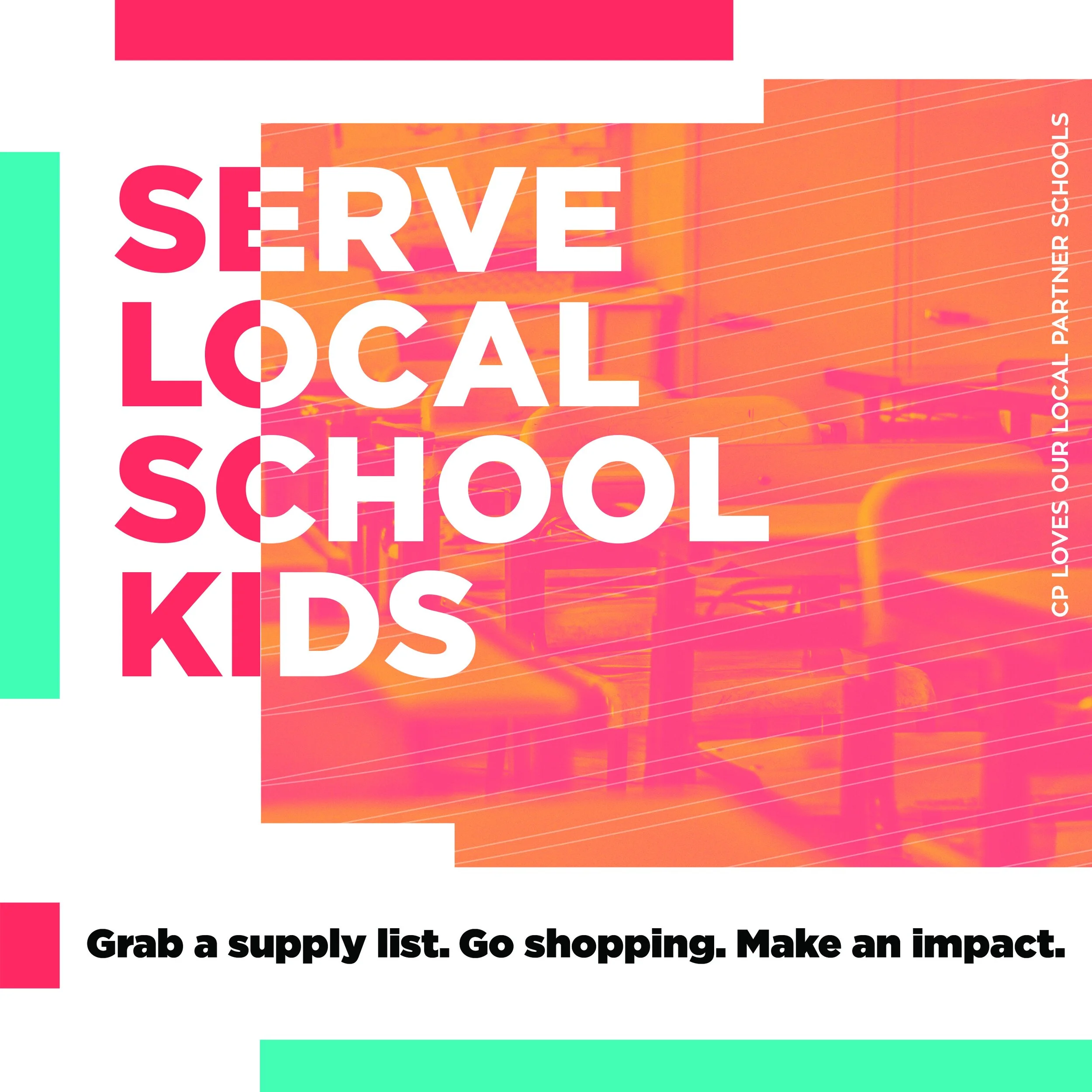 Serve Local Schools and Families — Church Project
