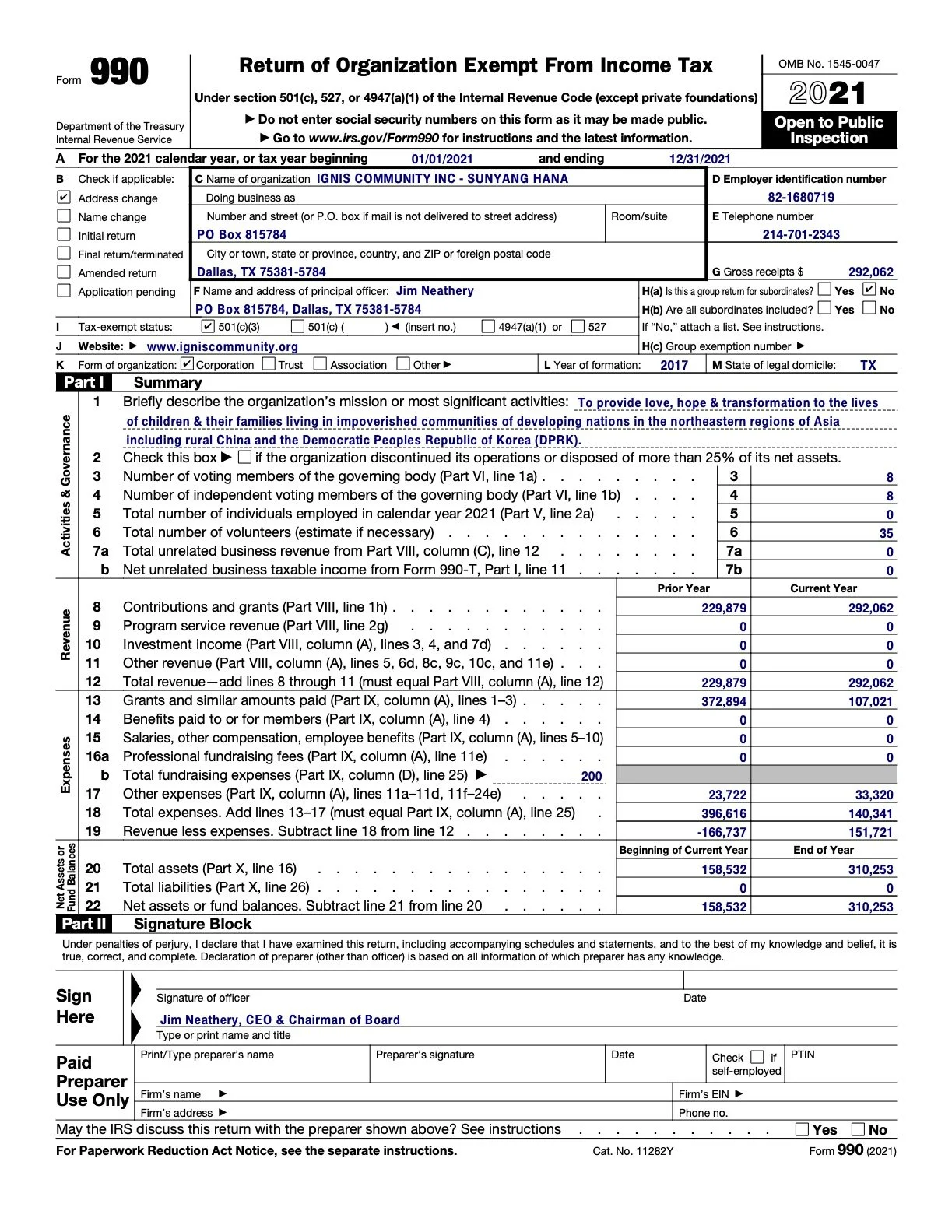 Compliance — IGNIS Community