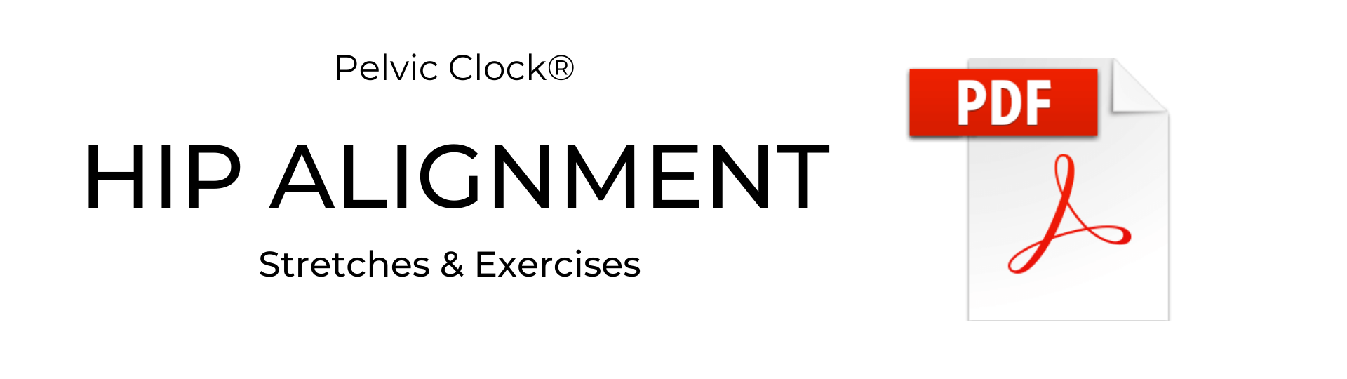 Hip Alignment — Pelvic Clock® Exercise Device