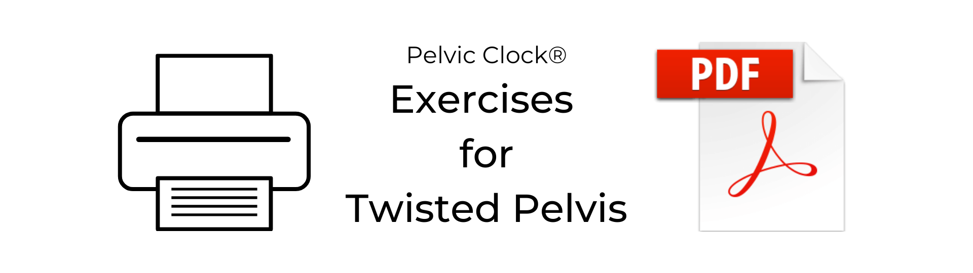 Rotated or Twisted Pelvis — Pelvic Clock® Exercise Device
