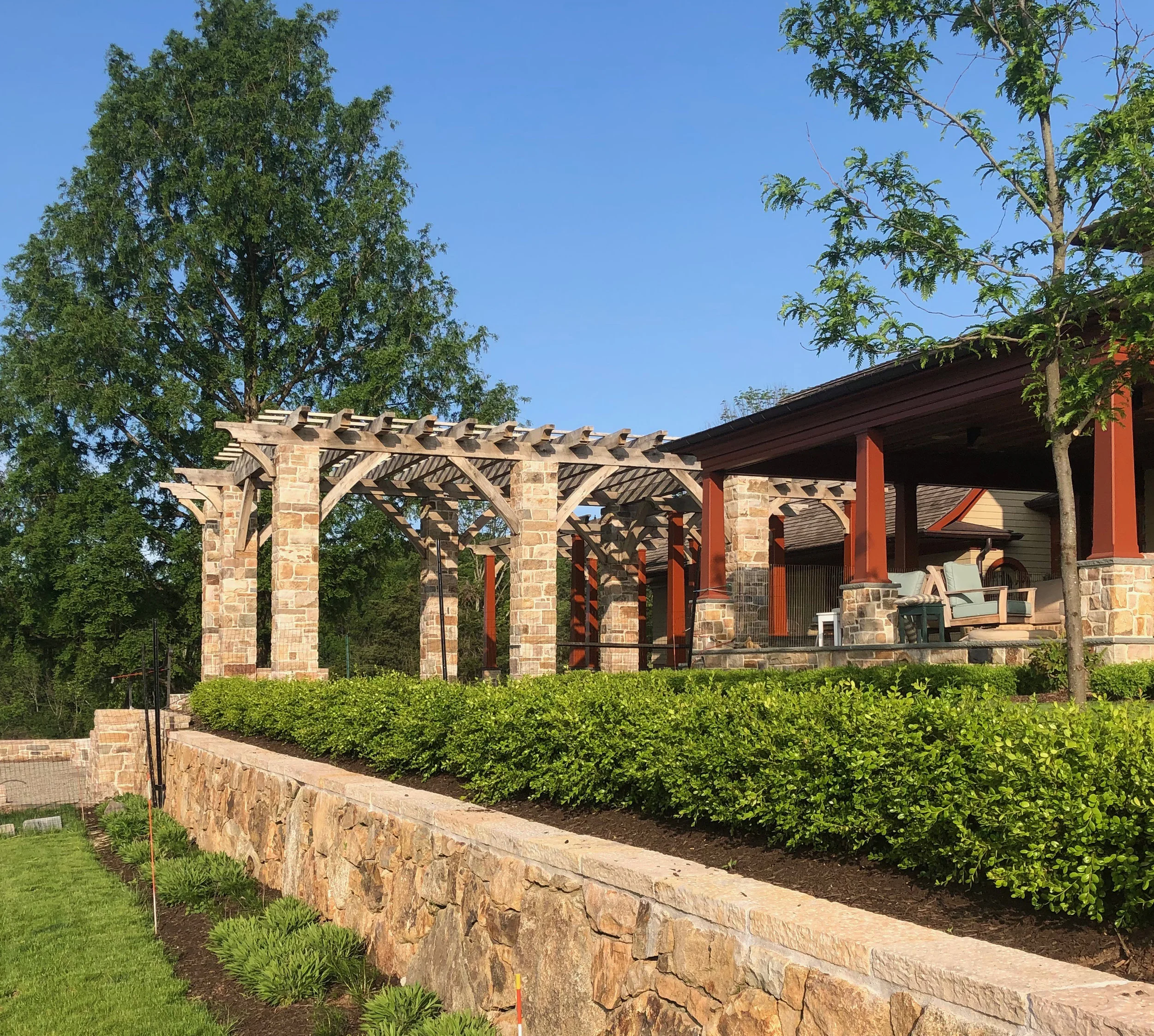 Big and Bold: Hound Hill’s New Arbor and Pergola Create Outdoor Living ...