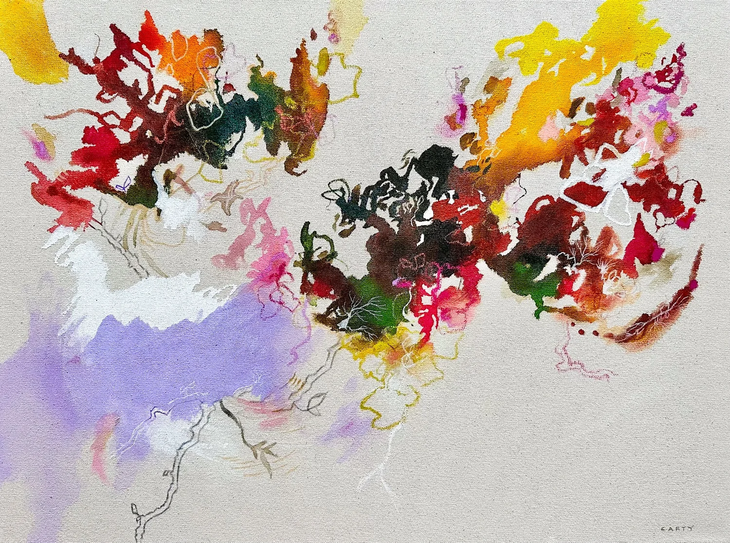 Gestural Abstract Art