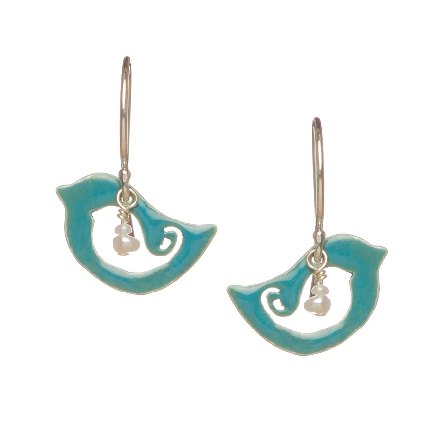 Handmade Jewelry-Bluebird Designs features sterling silver enamel ...