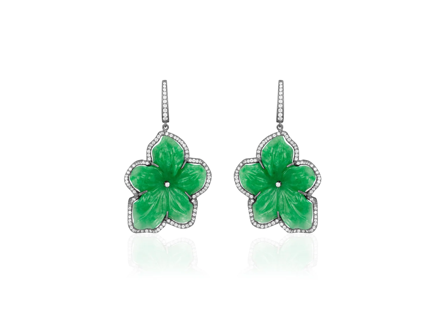 Carved Jade Flowers