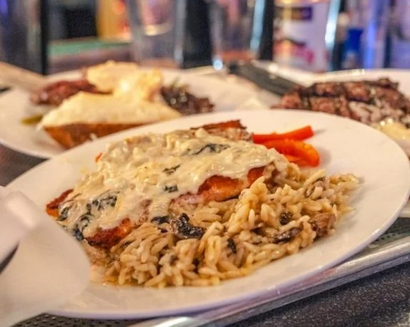 FOOD-MENUS DINNER SHOW — THE BOOM BOOM ROOM