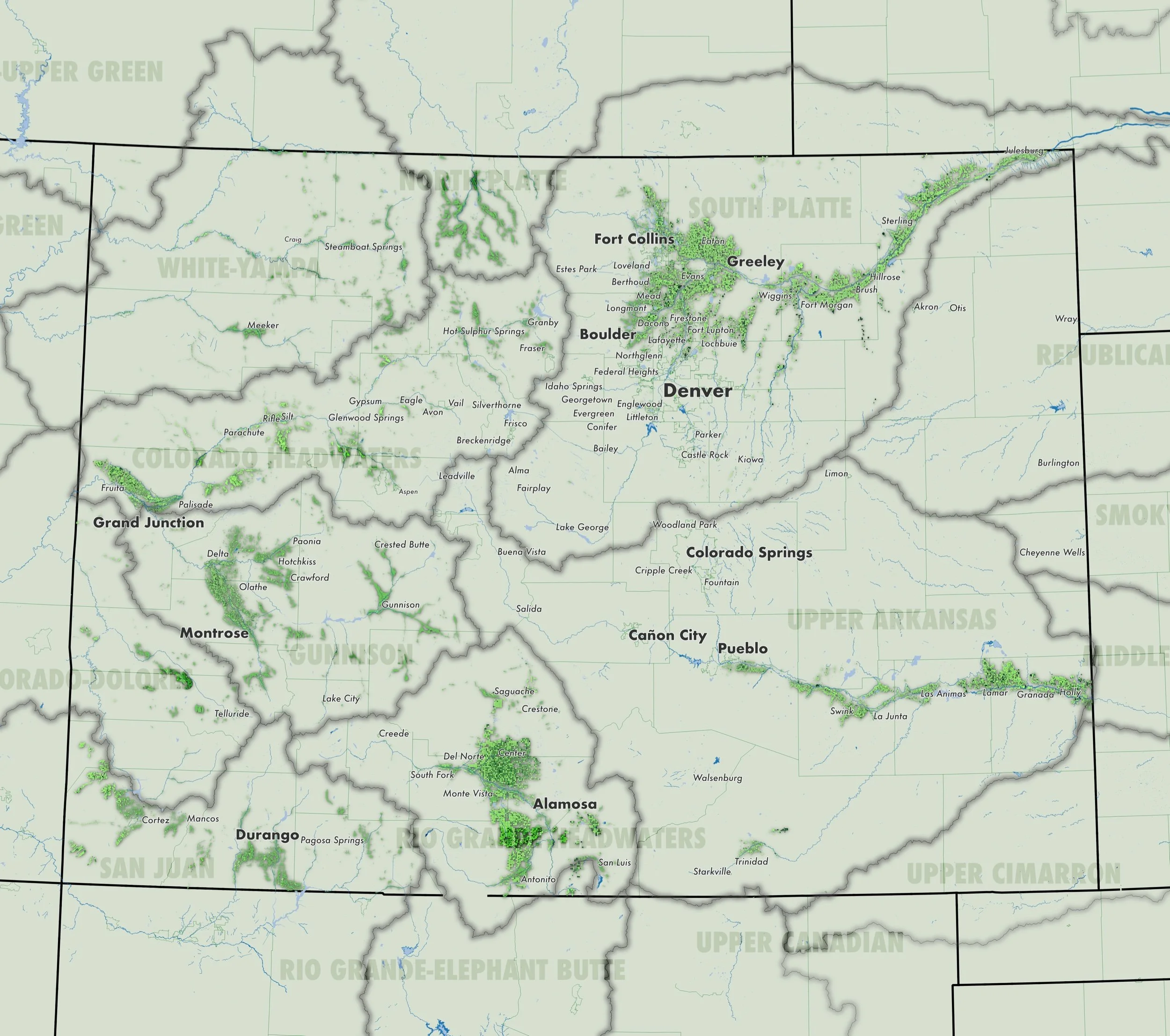 Ridgeline Maps - custom maps made in Colorado