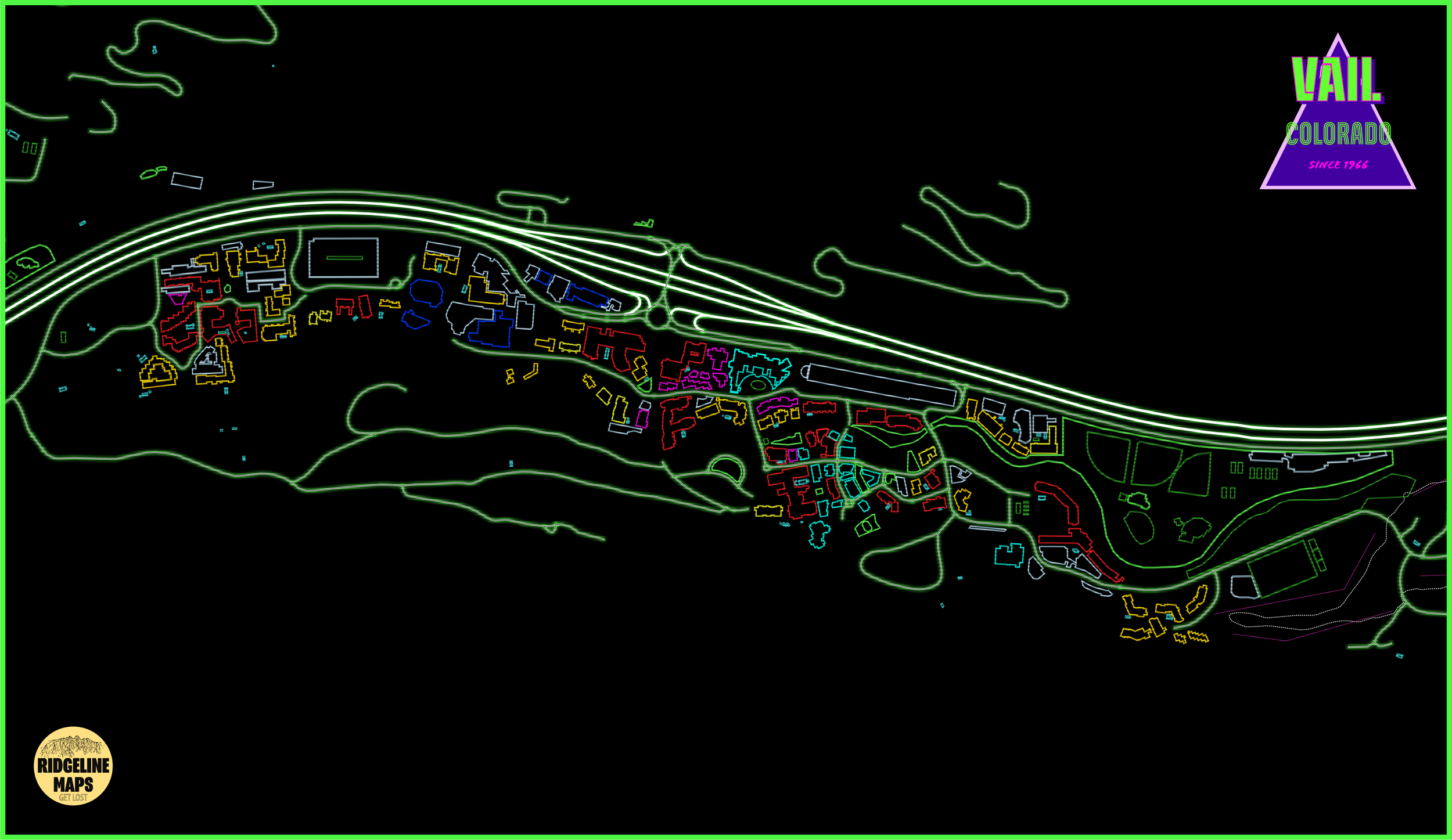 Ridgeline Maps - custom maps made in Colorado