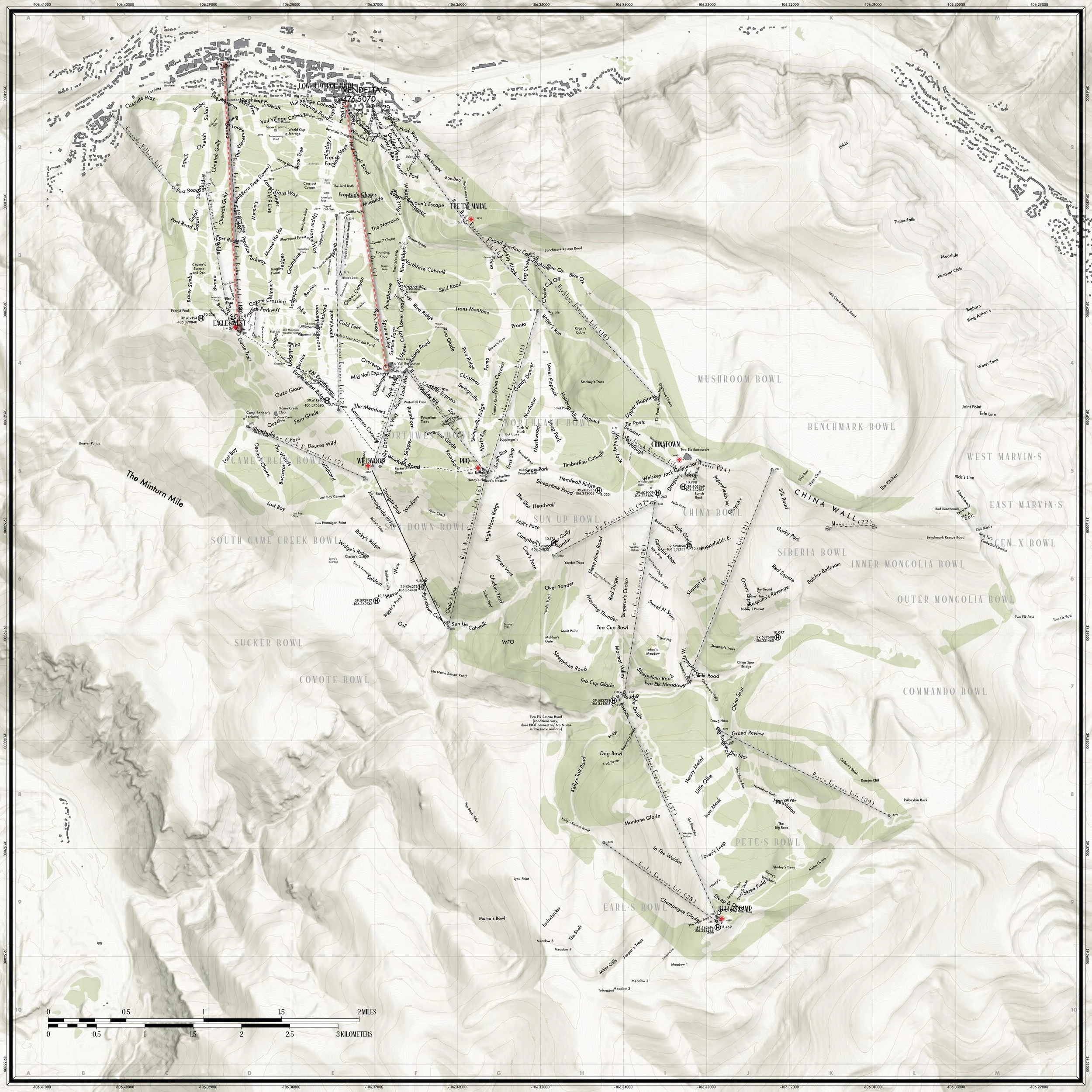 Ridgeline Maps - custom maps made in Colorado