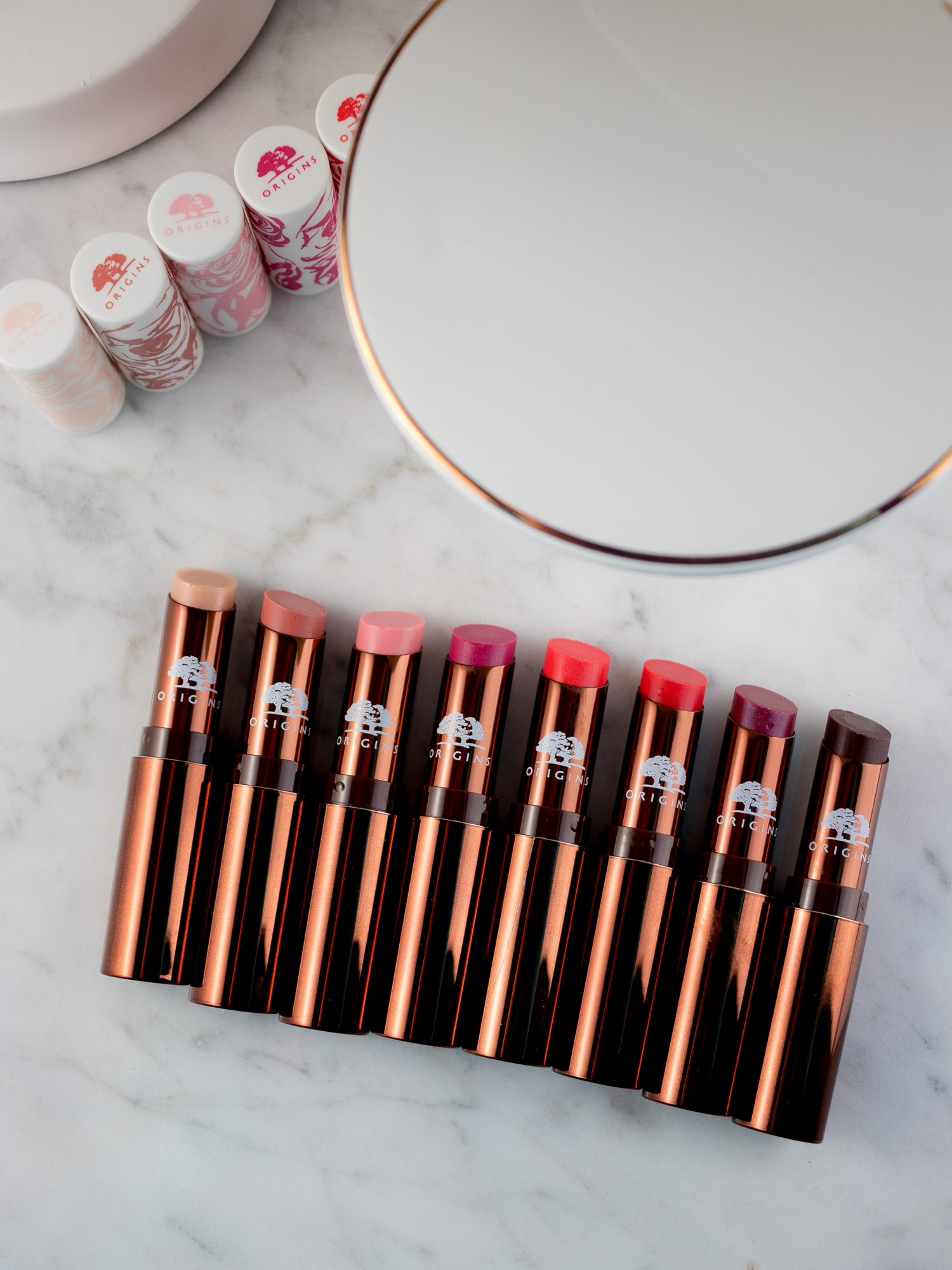 NEW: Origins Blooming Lips Lipstick and Lip Balm — Beautiful Makeup Search