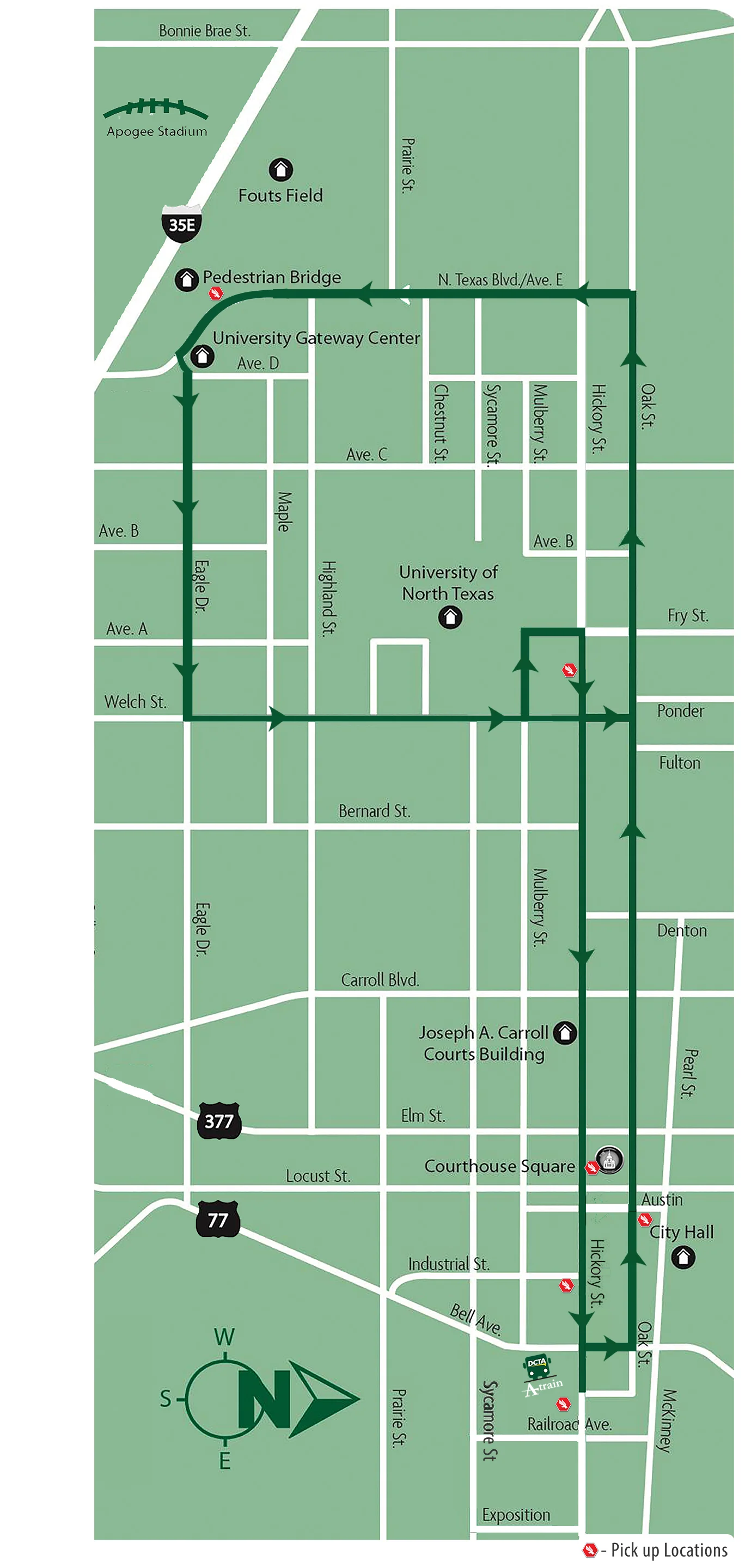 Roll Out With the UNT Game Day Public Shuttle – Denton Main Street ...