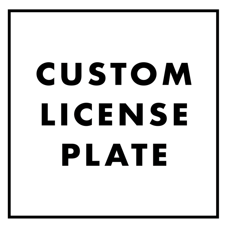 Custom License Plate — Kempter Kustoms