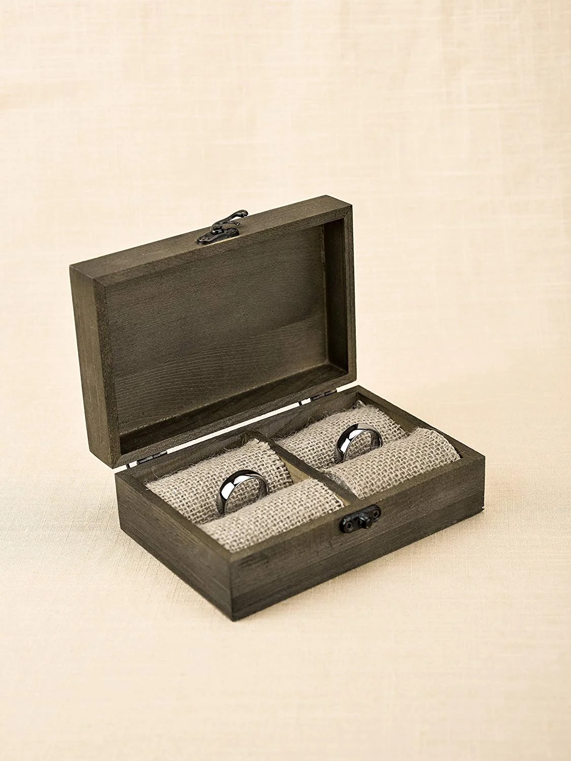 Rustic Wood Ring Bearer Box — JKCRings.com Unique Mens Wedding Rings