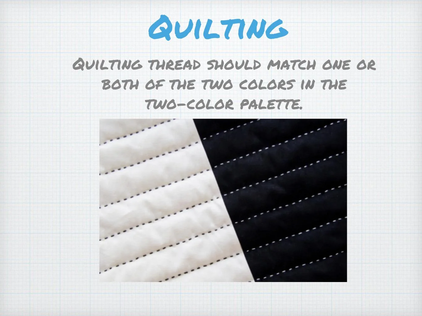 Two Color Quilt Challenge — SFMQG