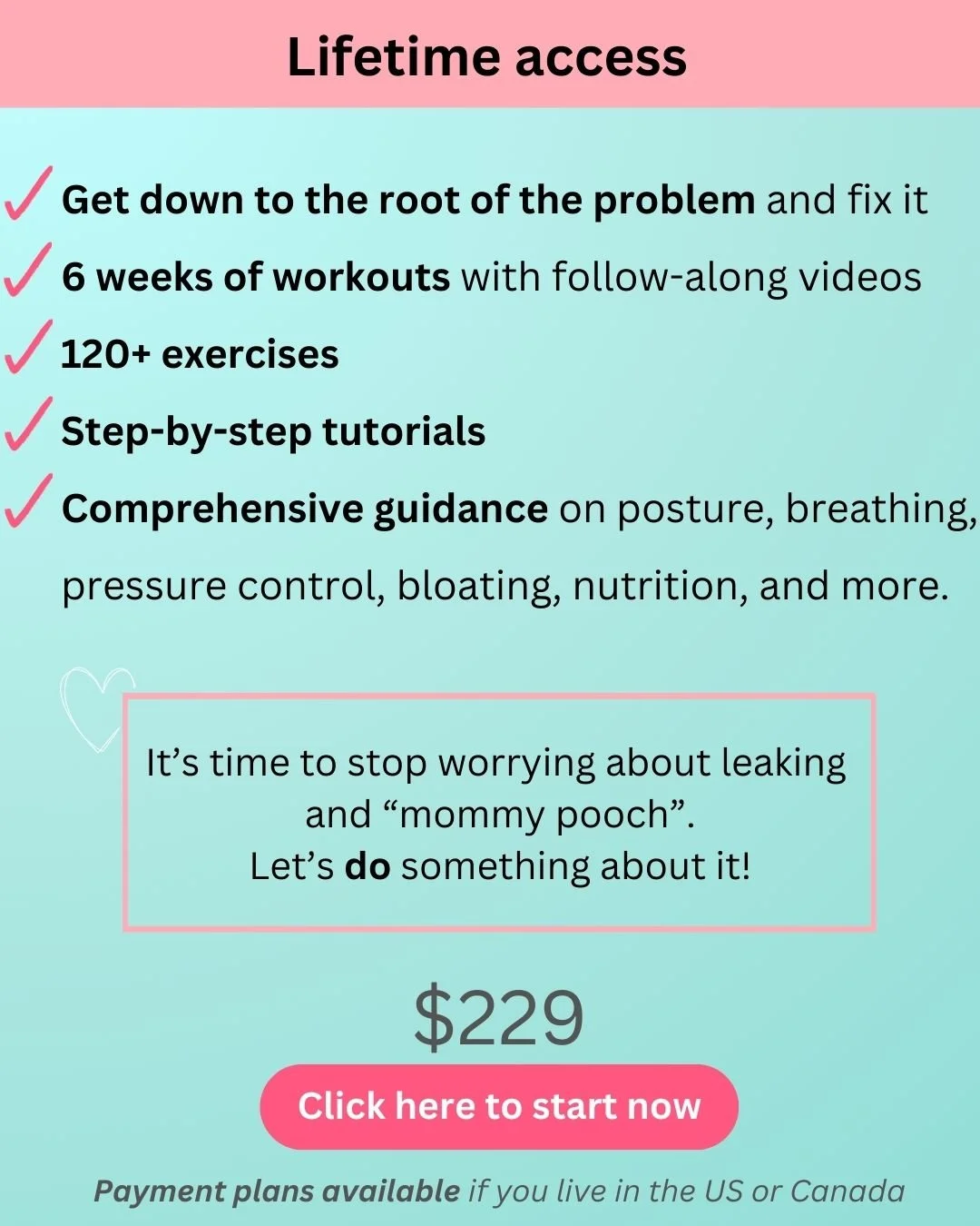 Better Body after Baby - Core Rehab