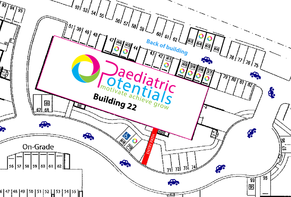 Car Park & Office Park Map — Paediatric Occupational Therapy | Brisbane ...