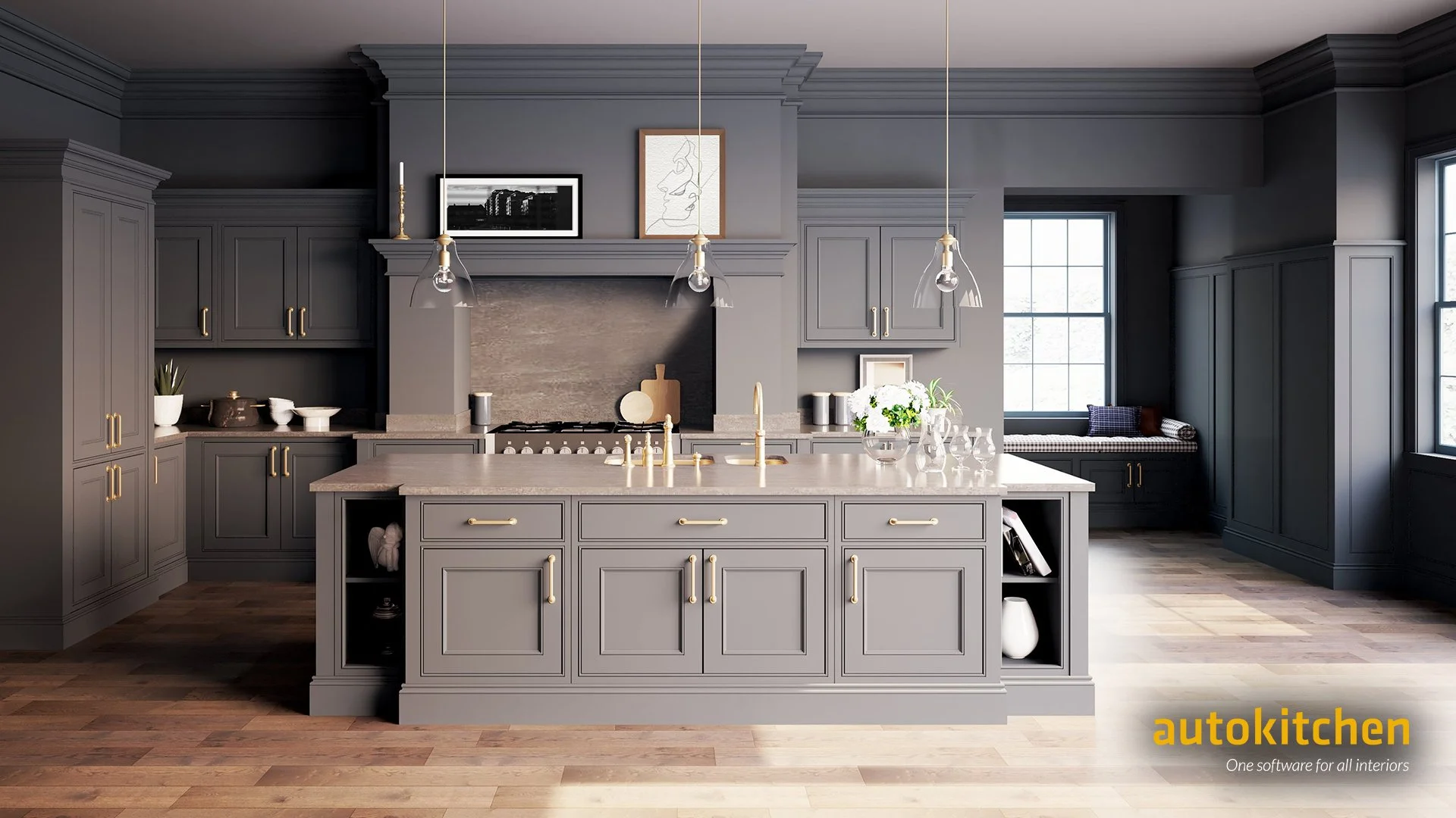 Kitchen Gallery — Kitchen Design Software Rendering Powered by V-RAY