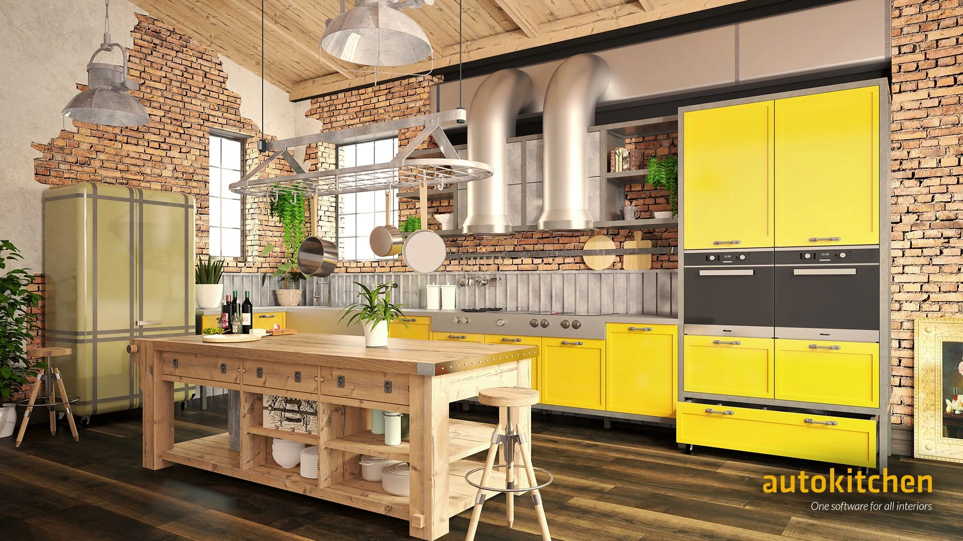 Kitchen Gallery — Kitchen Design Software Rendering Powered by V-RAY