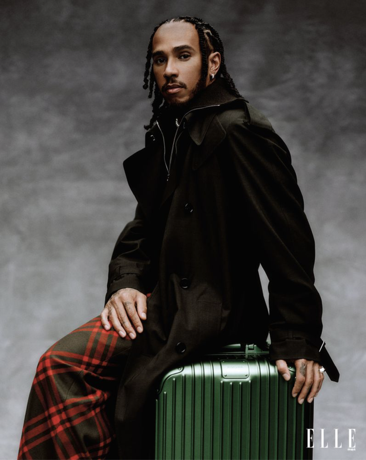 F1's Lewis Hamilton Takes Rimowa Luggage to ELLE Brasil — Anne of ...