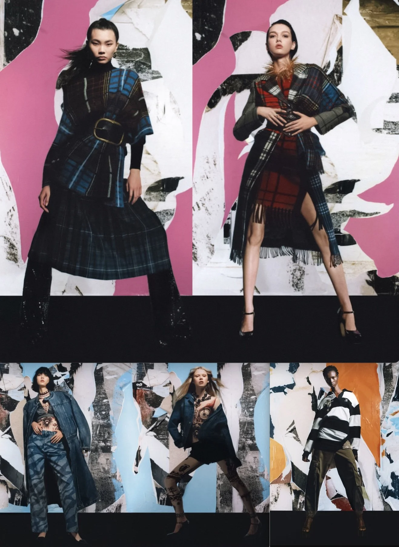 'Miss Attitudes' Tailored Mixes by Corentin Leroux for Vogue France Dec ...