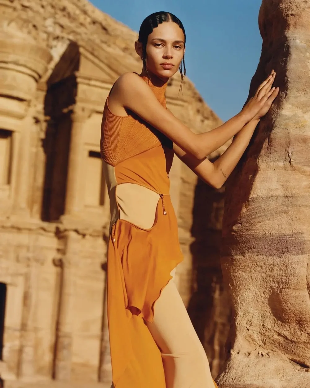 Binx Walton in Wadi Rum and Petra for D Le Repubblica — Anne of ...