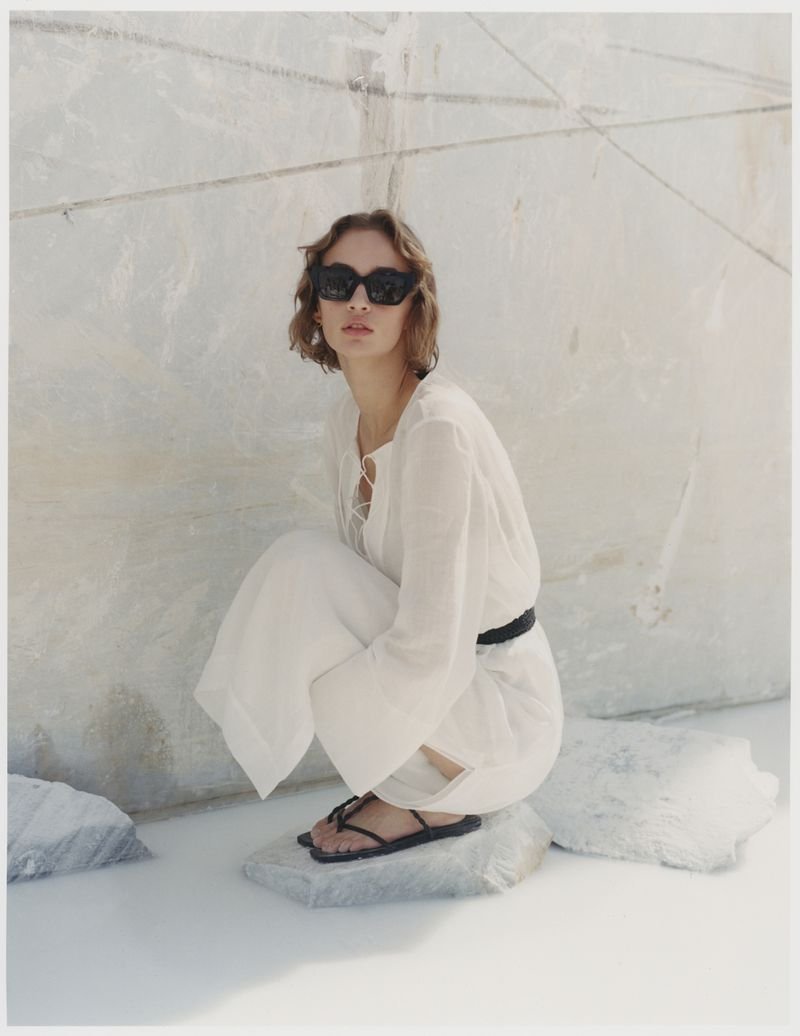 Quinn Mora Wears Summer Whites in Carrara for Massimo Dutti — Anne of ...