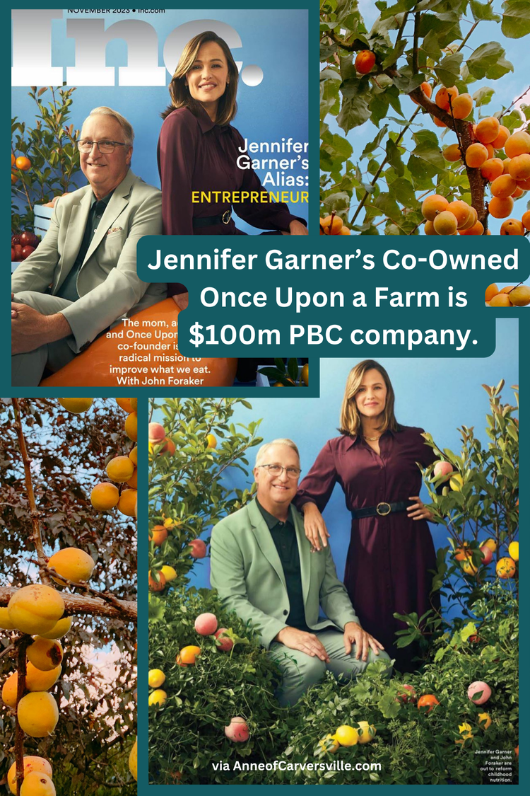 AOC Revisits Jennifer Garner's Once Upon a Farm As PBC Kids Food ...