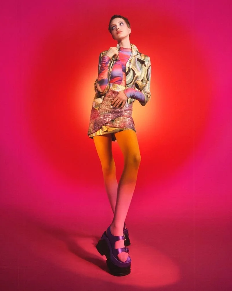 Sylwia Kuta Wears Technicolor Style in Vanity Fair Italia by Riccardo ...